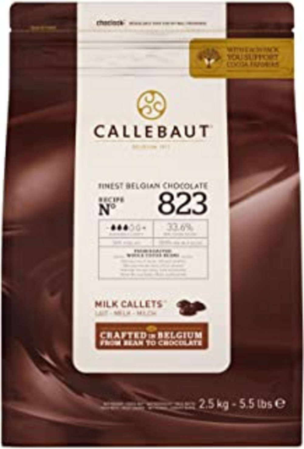 Callebaut Milk Chocolate Callets 2.5kg | Order Online | Fisher of Newbury