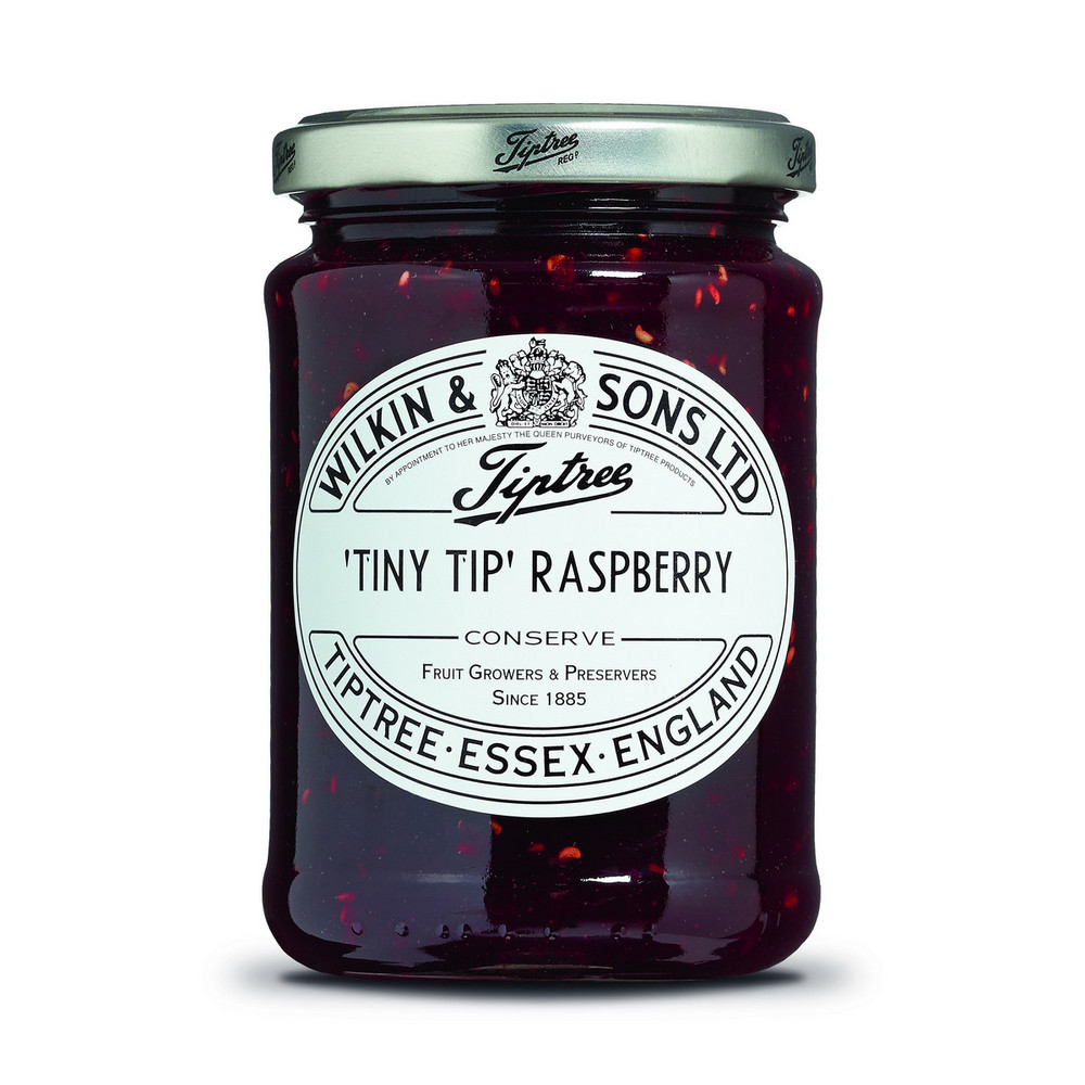 Tiptree 'Tiny Tip' Raspberry Jam 340g | Order Online | Fisher of Newbury